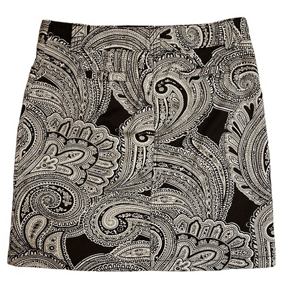 Ann Taylor | Skirts | Ann Taylor Paisley Skirt 4 Like New | Poshmark